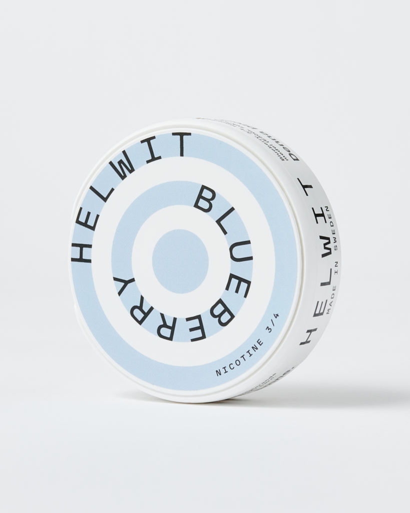 Helwit Blueberry Snus - Tobaksfritt snus med smak av blåbär