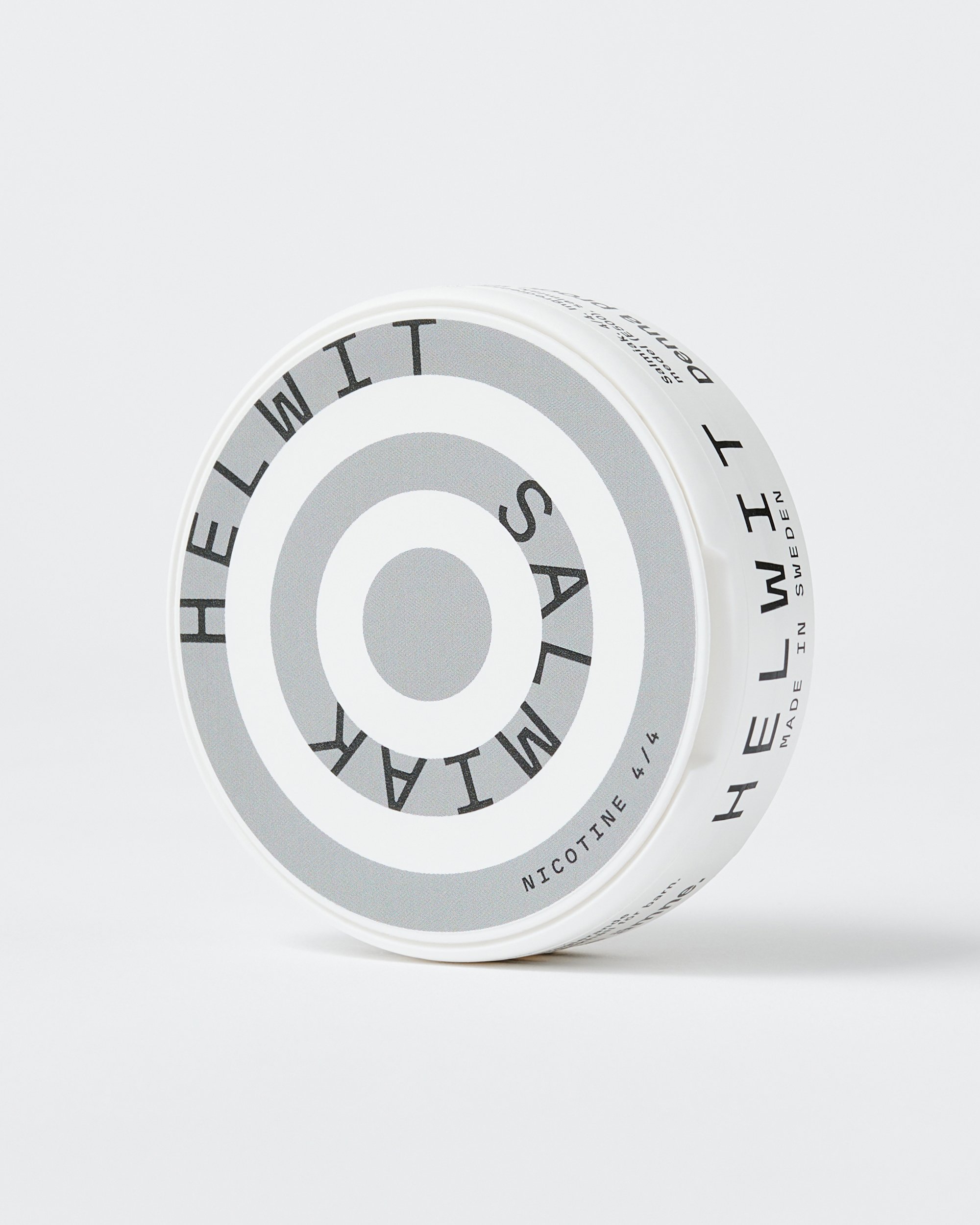 Helwit Salmiak Snus - Tobaksfritt snus med lakritssmak